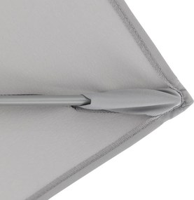 Doppler EXPERT zahradní slunečník 220 x 140 cm světle šedá