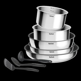 Tefal - Sada nádobí 9 ks INGENIO COOK nerez