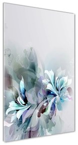 Wallmuralia Vertikální Fotoobraz na skle Abstraktní květiny 50x100