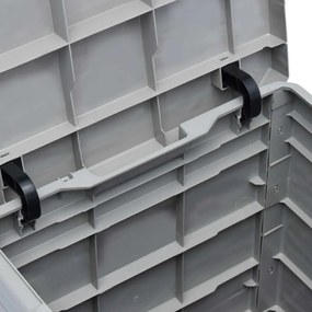 vidaXL Zahradní úložný box 90 l [45683] Barva: Hnědá