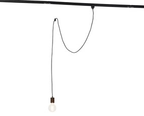 Závěsná lampa tmavě bronzová pro kolejnicový systém 1-fázový - Iconic Cavalux
