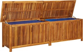 Zahradní úložný box 200 x 50 x 58 cm masivní akáciové dřevo 316500
