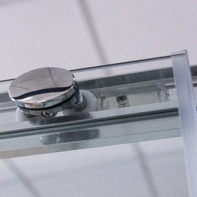 Roth LEGA LINE LLD2 Posuvné sprchové dveře pro instalaci do niky 140 cm Profil: Lesk, Sklo: Potisk