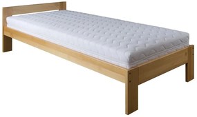 Drewmax LK184 90x200 cm dřevěná postel masiv buk jednolůžko