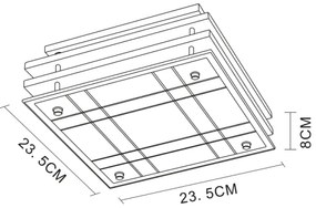 Globo 48089 - Stropní svítidlo 1xE27/60W