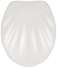 Wenko Seashell záchodové prkénko pomalé sklápění bílá 18442100