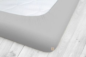 Jersey prostěradlo - new collection stříbrné na výšku matrace do 20 cm Velikost: 60 x 120