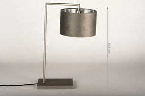 Stolní lampa Pallas Grey and Silver
