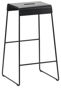 Zone Denmark Kovovová barová židle A-Stool Black 65 cm (nosnost 110 kg)