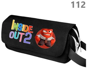 Dětský školní penál V hlavě 2 (Inside Out 2) Barva: černá 112