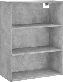 Skříň highboard betonově šedá 69,5x34x180 cm kompozitní dřevo 3189481