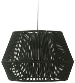 Černé proplétané stínidlo Kave Home Cantia 36,5 cm