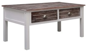 Konferenční stolek hnědý 100 x 50 x 45 cm dřevo