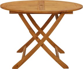 Skládací zahradní stůl 110 cm masivní akáciové dřevo 316844