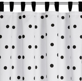 ZATEMŇOVACÍ ZÁVĚS NA POUTKÁCH 140X270 CM VZOROVANÁ