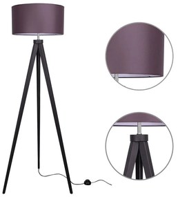 Podlahová lampa INDIGO, 1x textilní stínítko (výběr ze 7 barev), (výběr z 5 barev konstrukce)