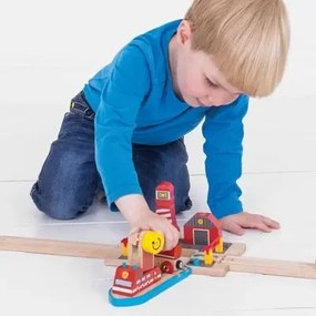 Bigjigs Rail Hasiči mořští záchranáři / od 3 let