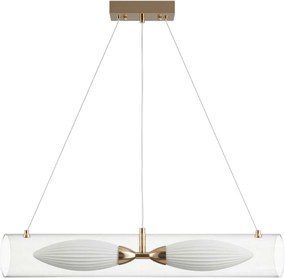 Toolight Rea, ZÁVĚSNÉ STROPNÍ SVÍTIDLO G152-2CP GOLD, OSW-04708