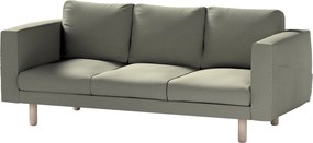Potah na pohovku IKEA Norsborg 3-místná barva šedá látka pletený vzor