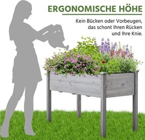 Vyvýšený záhon Yaheetech – výška 76 cm (256038994608)