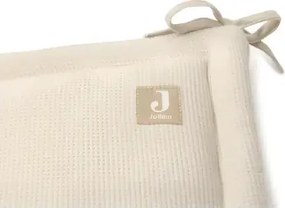 Jollein Little Waffle písková / Mantinel do postýlky / 180 × 30 cm / o