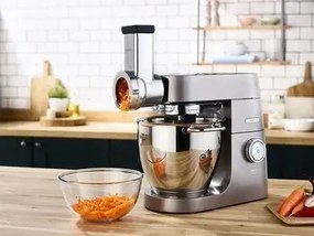 Kenwood KAX643ME hliník / Bubínkové struhadlo / 5 bubínků / pro kuchyň