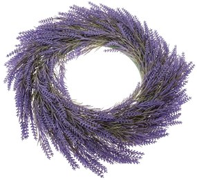 Umělý věnec Levandule, pr. 65 cm