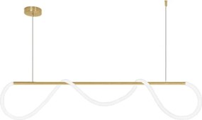 Toolight Toolight, LED stropní svítidlo APP854-CP Long Gold, bílá-zlatá, OSW-03998