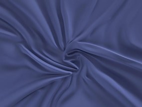 Kvalitex satén prostěradlo Luxury Collection tmavě modré 200x200