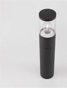 NV 9002874 Venkovní sloupkové svítidlo CETERA černý hliník a akryl E27 1x12W 220-240V IP54 bez žárovky - NOVA LUCE