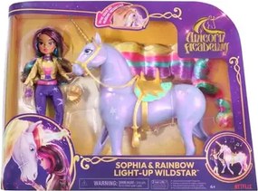 Spin Master Unicorn Academy Světelný jednorožec Wildstar s panenkou So