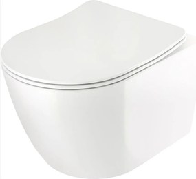 Camargue Paris Závěsné WC se sedátkem 2.0, 35 × 36 × 50 cm, bez splachovacího kruhu