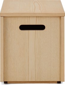 Tchibo - Stohovatelný úložný box s víkem - barva: hnědá