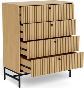 ACTONA Komoda ALBANY hnědá 80,6x40 cm