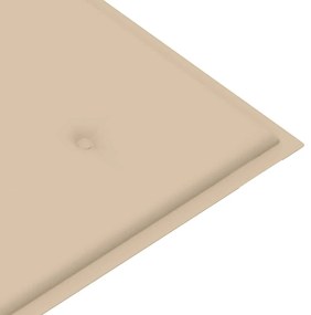 Zahradní Lavice S Poduškou 120 Cm Bambus Béžová