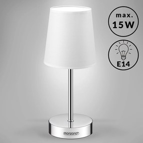 Monzana Stolní lampa Lumière bílý 32 × 13 × 13 cm
