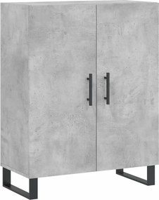 Skříň highboard betonově šedá 69,5x34x180 cm kompozitní dřevo 3195703