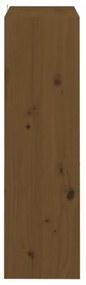 Petromila Knihovna / dělicí stěna medově hnědá 60x30x103,5 cm borovice