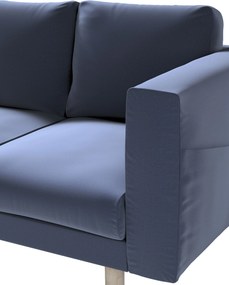 Potah na pohovku IKEA Norsborg 3-místná barva tmavě modrá látka sametová