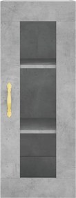 vidaXL Skříň highboard 34,5 x 34 x 180 cm kompozitní dřevo [3199285] Barva: kouřový dub
