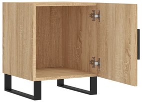 Noční stolek dub sonoma 40 x 40 x 50 cm kompozitní dřevo