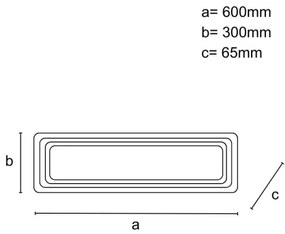 LED Stmívatelné stropní svítidlo LED/85W/230V 3000-6500K + dálkové ovládání
