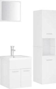Set koupelnového nábytku bílý dřevotříska 3071396