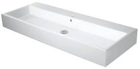 Duravit Vero Air - Dvojumyvadlo 120x47 cm, s přepadem, bez otvoru pro baterii, WonderGliss, bílá 23501200601