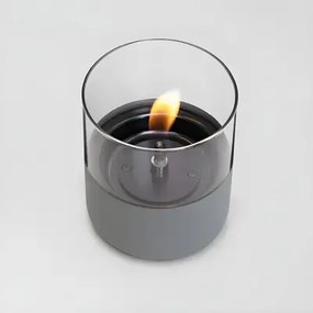 TenderFlame Lilly 10 Glass tmavě šedá / Lucerna / sklo / na tekuté pal