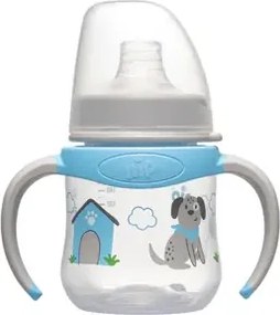 NIP Training hrneček PP 150ml pejsek/modrá / od 6 měsíců