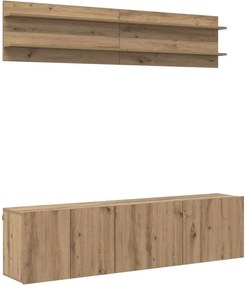 TV jednotky 6 ks dub artisan Kompozitní dřevo 3403569