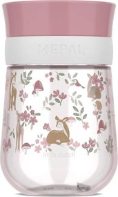 Světle růžový plastový dětský hrnek 300 ml Fairy Garden – Mepal