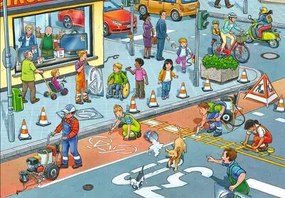 Ravensburger Stavební práce - 2x12 dílků / od 3 let