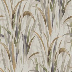 Béžová vliesová tapeta na zeď, listy trávy, 26403, Thai, Cristiana Masi by Parato